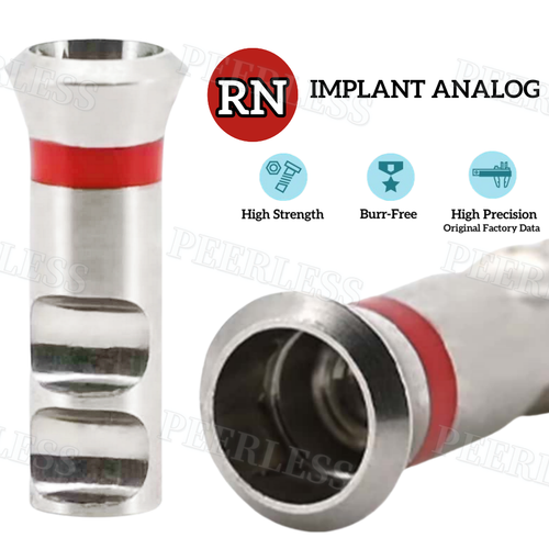 RN Red Dental Analog Replica Platform Bone Tissue Level Fits Straumann ...
