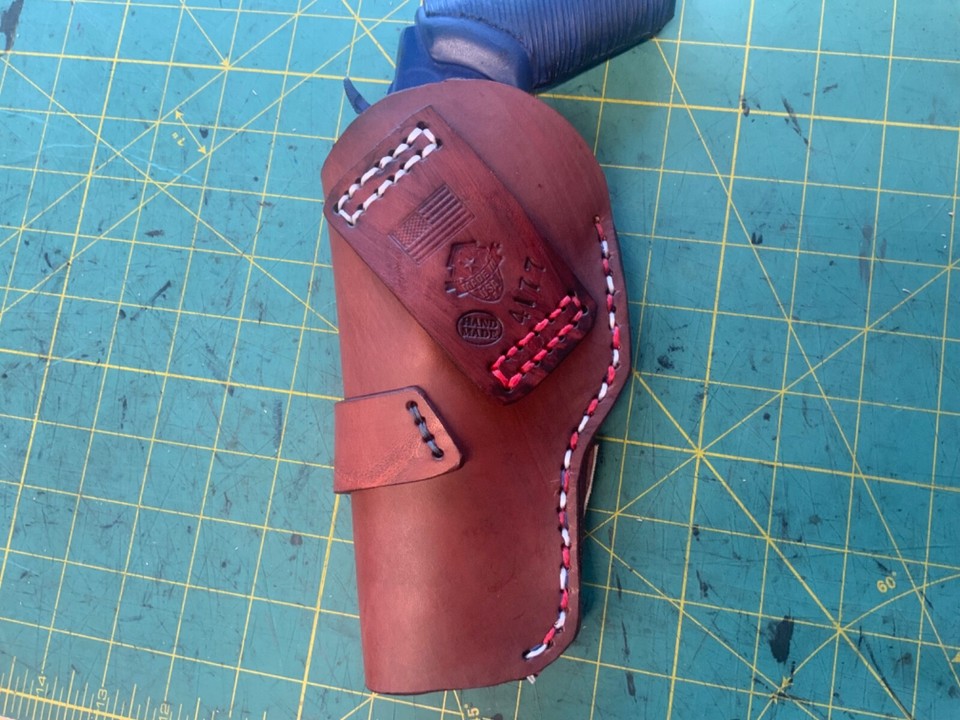 Handmade Leather Trumpster RH Cross Draw 2.5 & 3” cylinder Taurus Judge ...