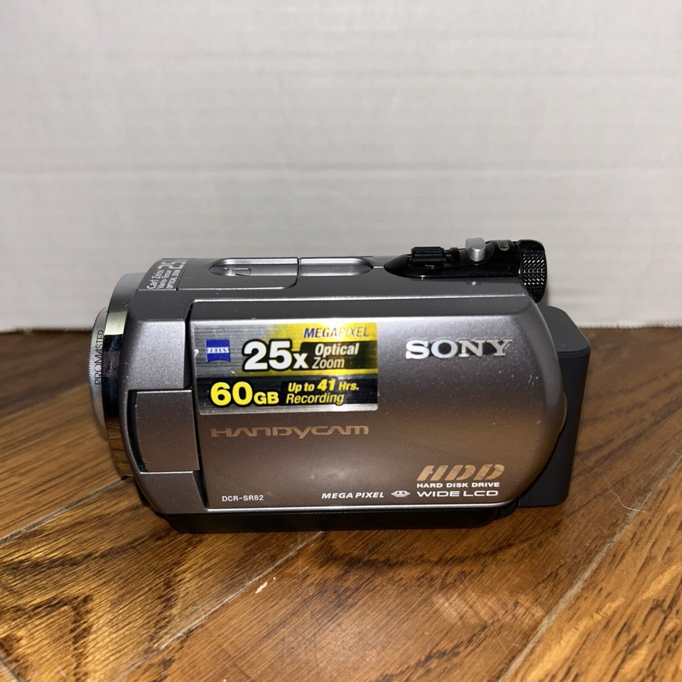 SONY DCR-SR82 Handycam Digital Video Camera/ Camcorder 60GB W/ Battery ...