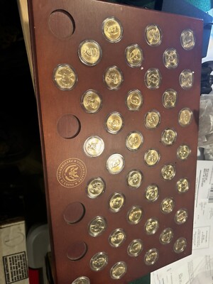 2007-2016 & 2020 Bush COMPLETE 41 Coins US Presidential Dollar Set "BU ...