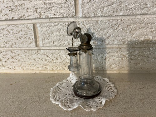 VINTAGE 1940'S VICTORY GLASS CANDLESTICK TELEPHONE CANDY HOLDER ...