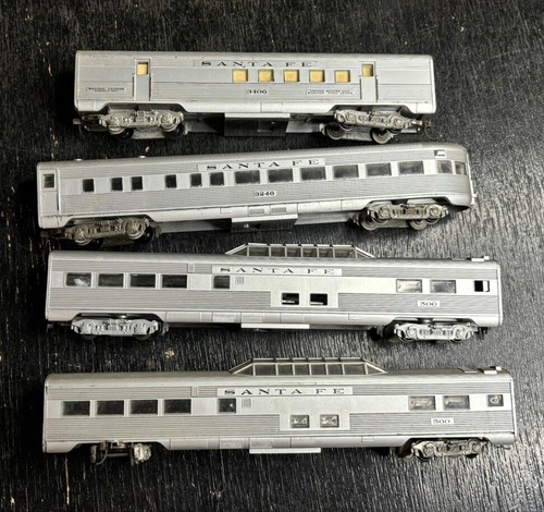 Lot of 4 Santa Fe HO Scale Passenger & Mail Cars - Used | eBay