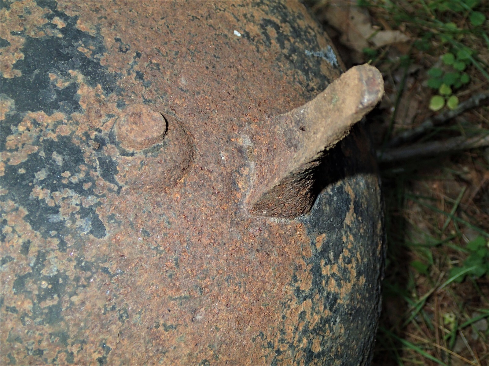 ANTIQUE COUNTRY CAST IRON FIRE HEARTH WITCHES CAULDRON KETTLE HALLOWEEN ...