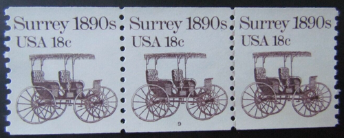 1981 United States Set of 3 Surrey 1890's 18 Cent Stamps MNH | eBay