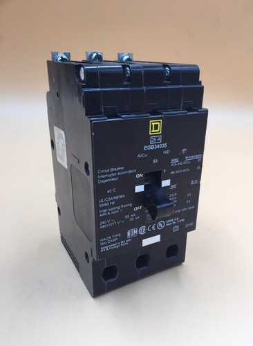 HOUSTON STOCK NEW SQUARE D EGB34035 EGB 35 AMP 480V FREE 2 DAY AIR ...