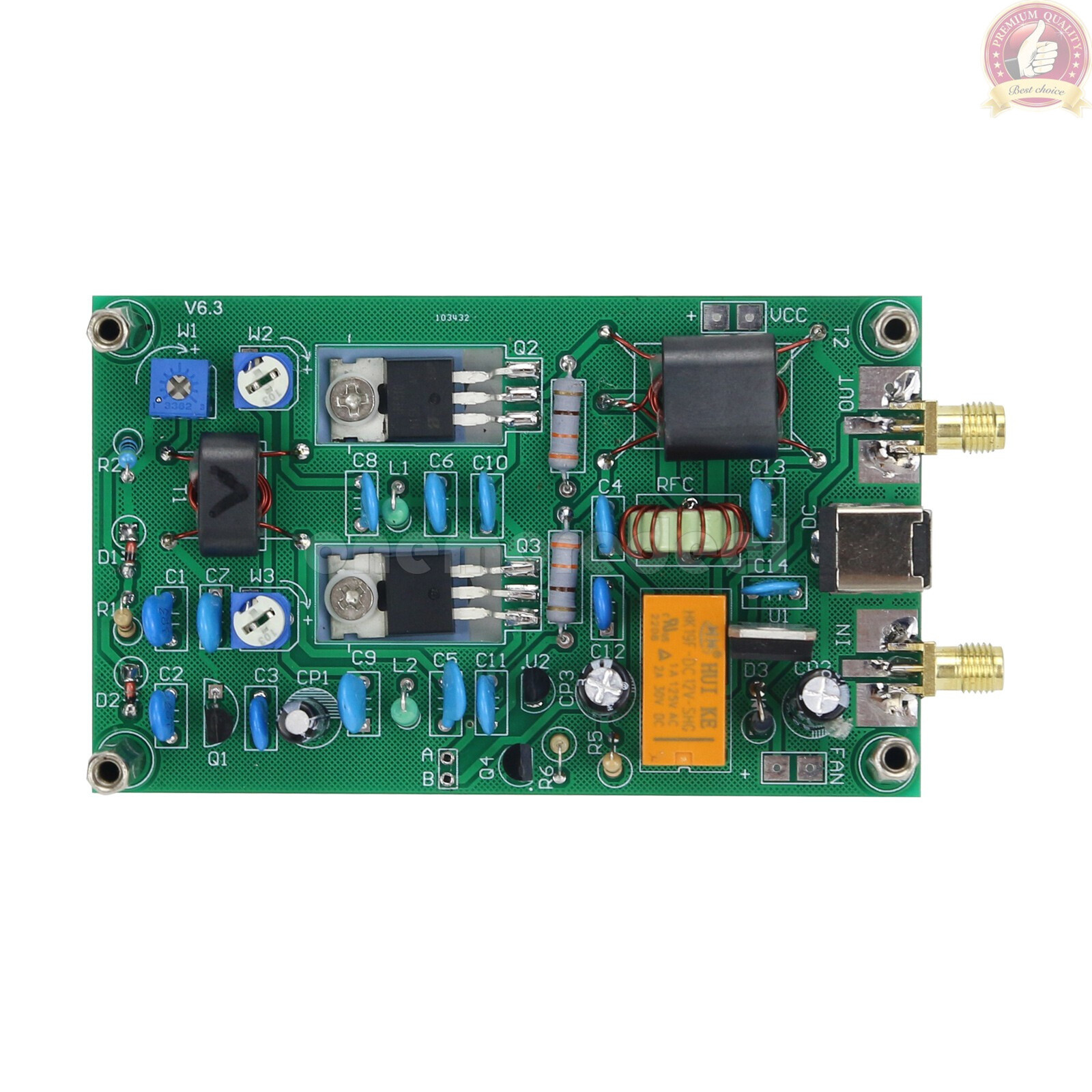 Finished Board A/B 30W Shortwave Power Amplifier Board CW SSB Linear ...