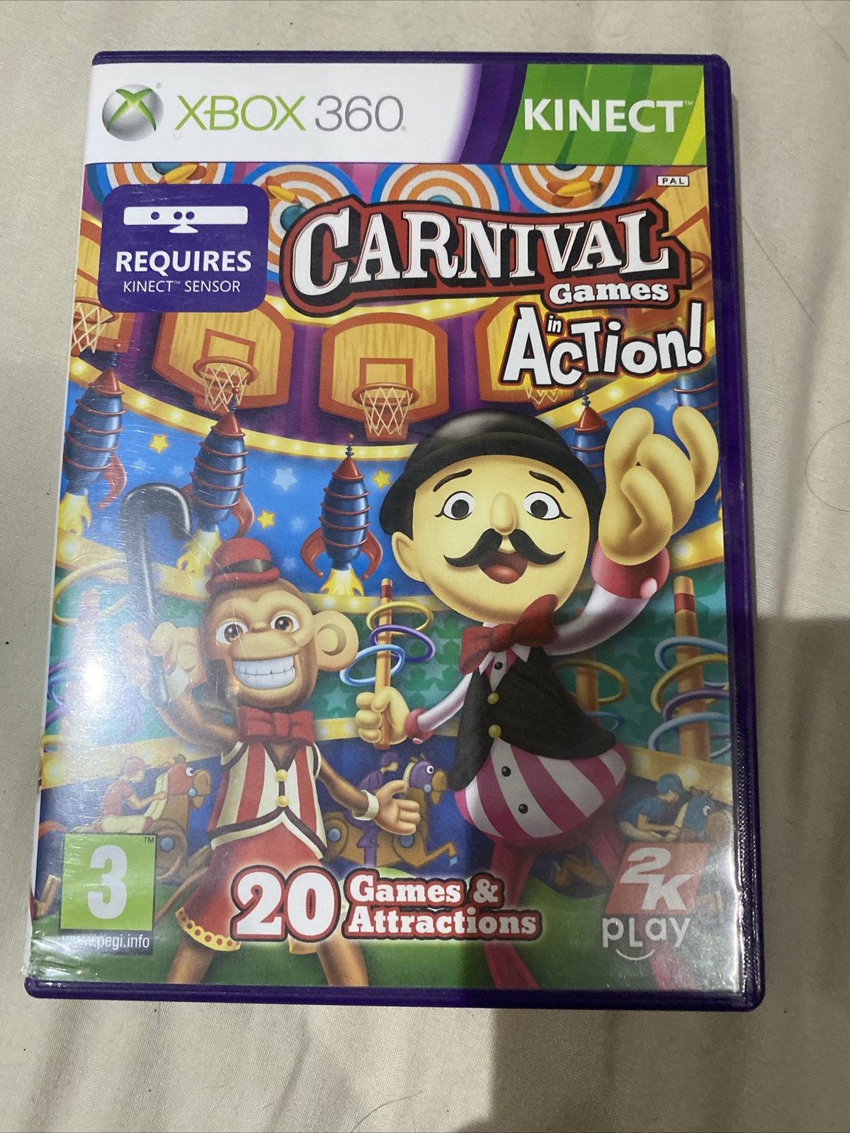 Carnival Games: In Action (Microsoft Xbox 360, 2011) - European Version ...