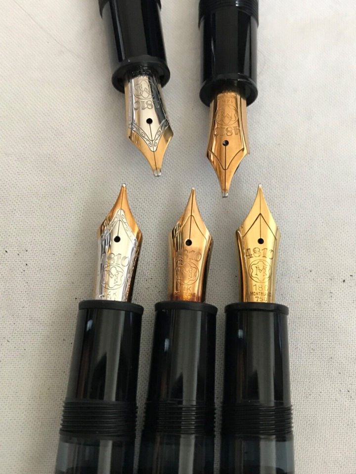 Montblanc Meisterstuck 146 Fountain Pens (Collection of 9 vintage ...