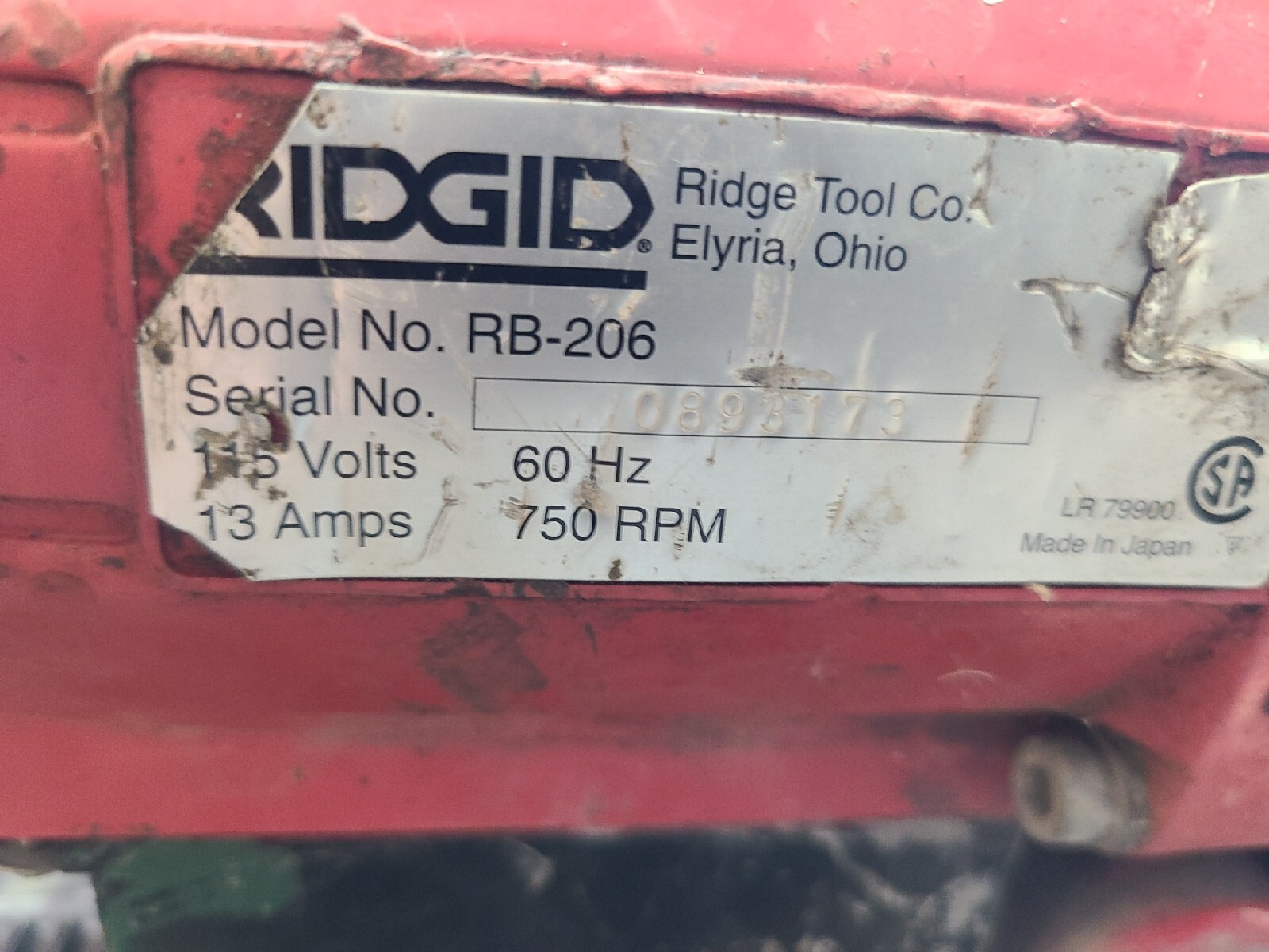 RIDGID RB-206 CORE DRILL RIG with VACUUM STAND HILTI DIAMOND MILWAUKEE ...