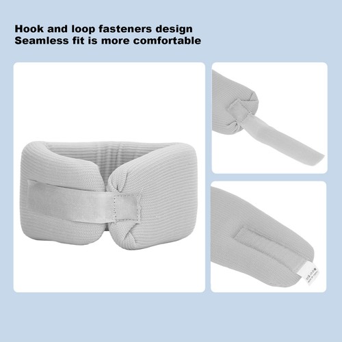 (L)Neck Brace Grey Nylon High Elastic Sponge Chin Curvature Design Neck ...