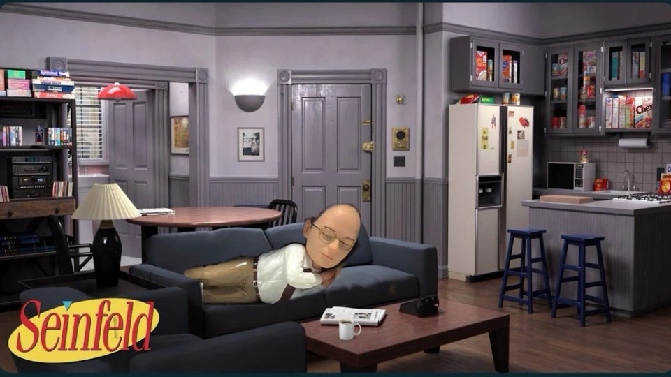 2025 NEW YORK YANKEES GEORGE COSTANZA SLEEPING DESK BOBBLEHEAD SEINFELD ...