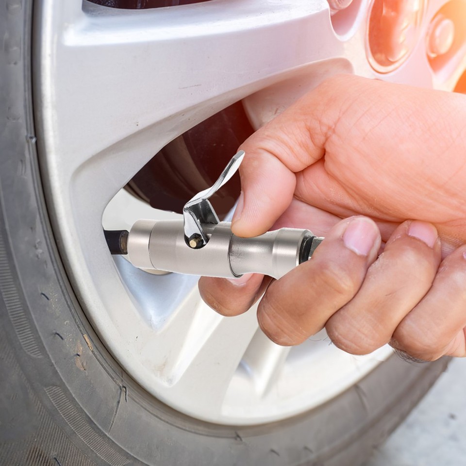 Tire Inflator Nozzle Quick-connect Air Pump Hose Adapter Car Accessory ...