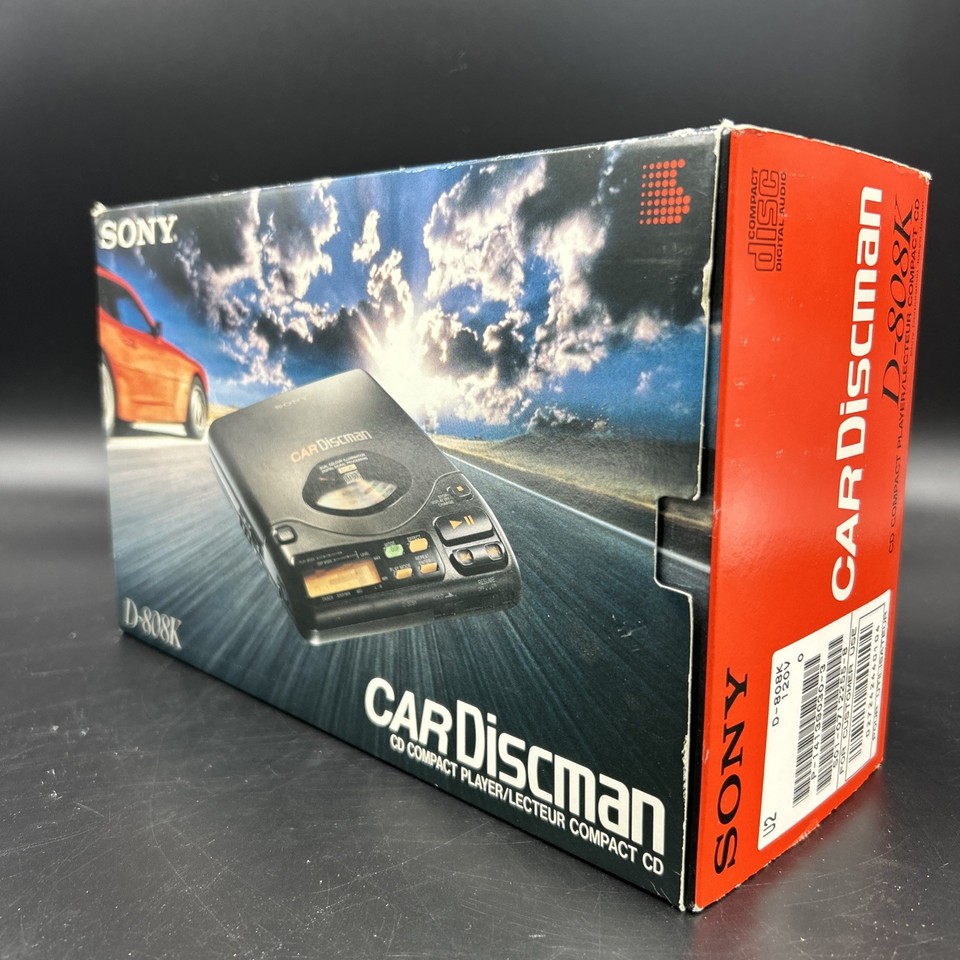 Sony Car Discman D-808K Portable CD Player with Original Box | eBay