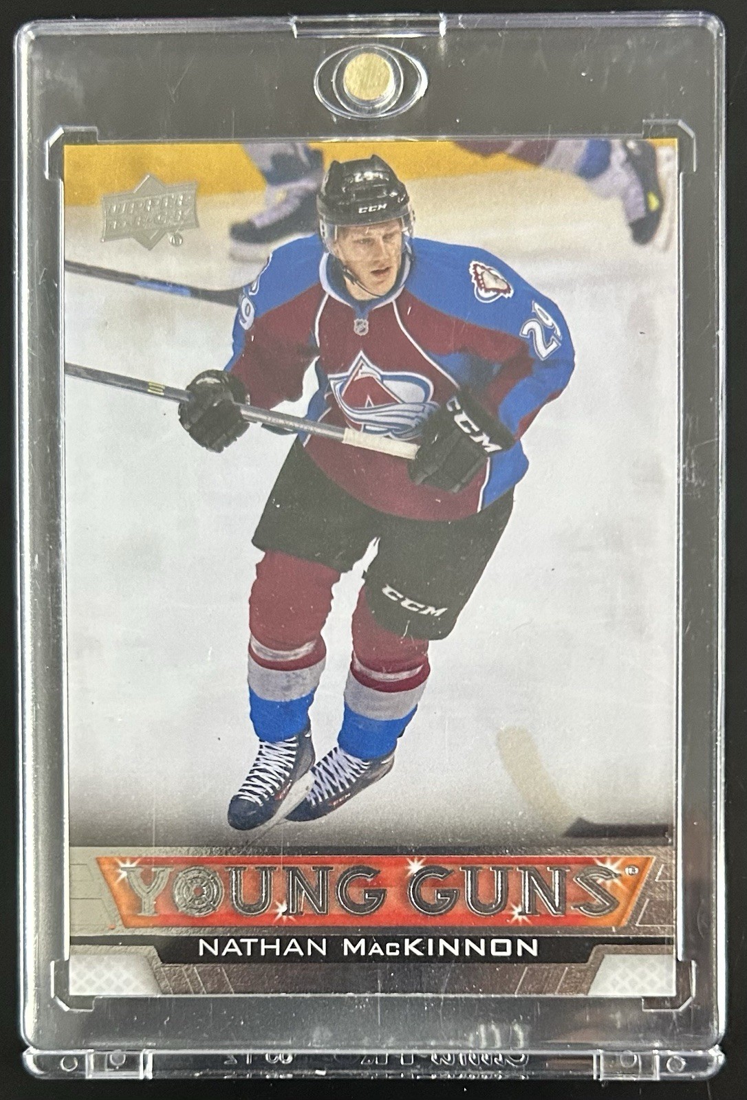 2013 UPPER DECK #238 NATHAN MACKINNON YOUNG GUNS AVALANCHE RC ROOKIE | eBay