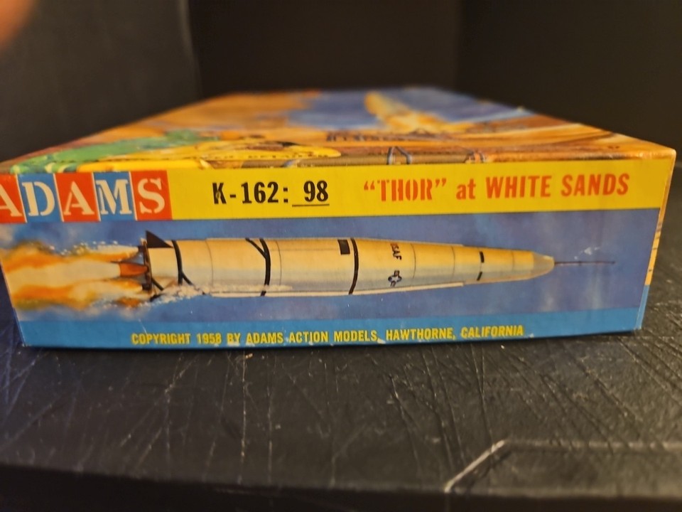 Vintage ADAMS MODELS Douglas Thor White Sands Missile KIT #162:98 | eBay