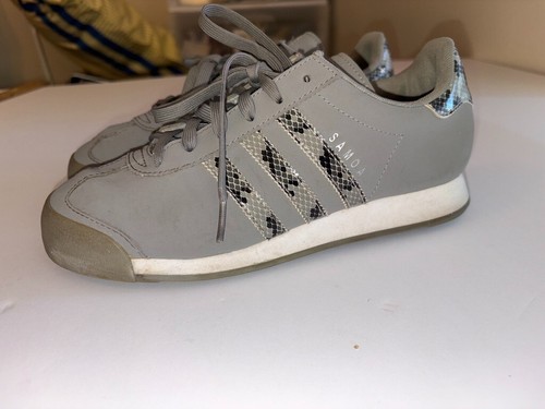 Women's Adidas Samoa Gray with Snakesin size 6 LaceUp Fashion Sneakers ...