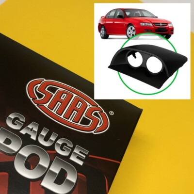 Twin 2" gauge dash top pod for Holden VY VZ COMMODORE 02-07 Black SAAS ...