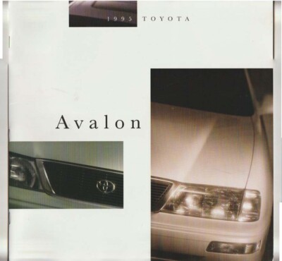 1995 TOYOTA XX10 AVALON US Prestige 26 Page Brochure in Slip Cover ...
