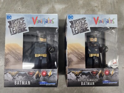 DC Justice League Vinimates Battle Damaged Batman & Batman Bundle | eBay