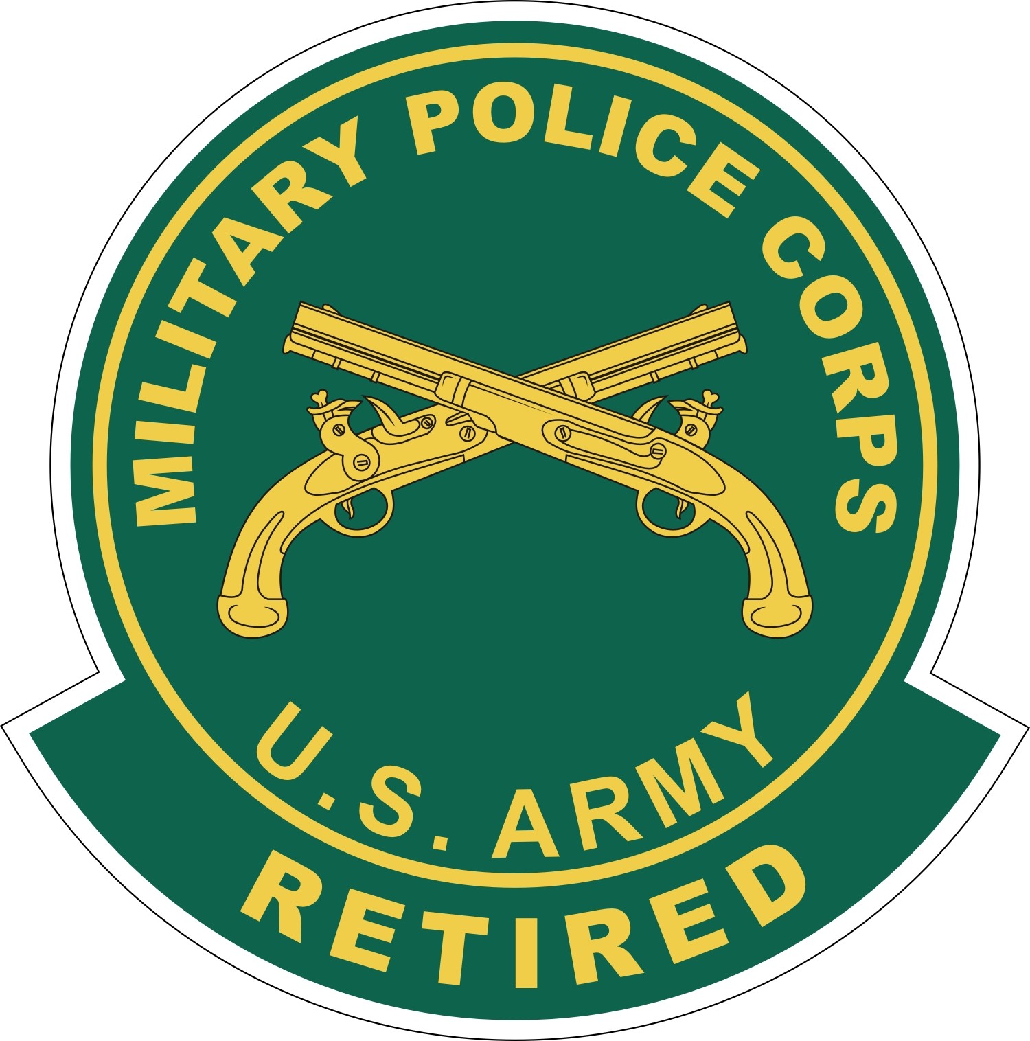 U.S. Army Military Police Corps Retired Decal / Sticker | eBay