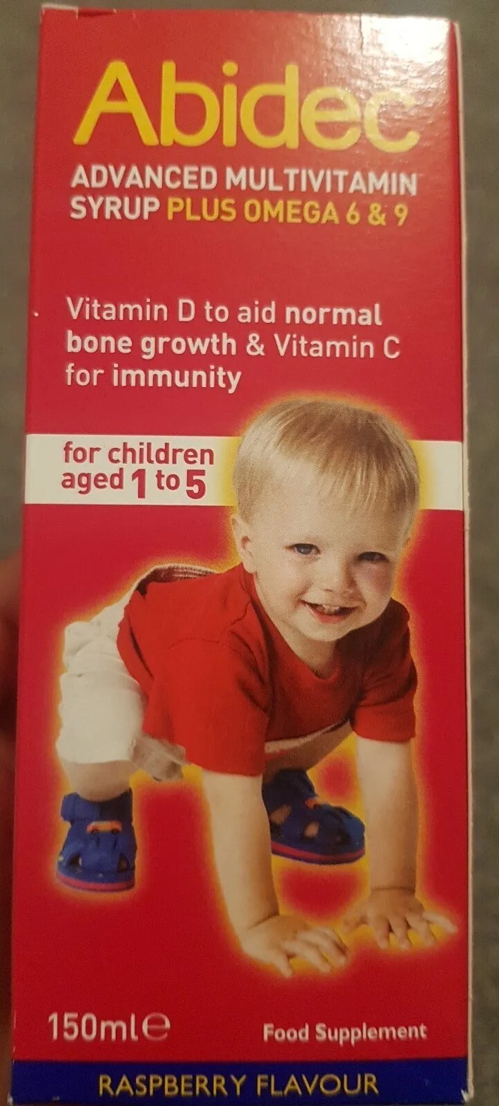 2 X Abidec Advanced Multivitamin Syrup Plus Omega 6 & 9 Rasberry ...