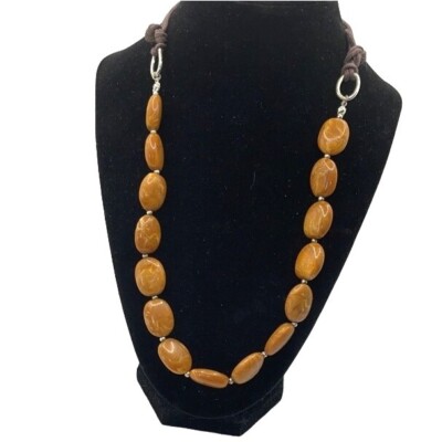 Simulated amber necklace-not Bakelite 20 inches | eBay
