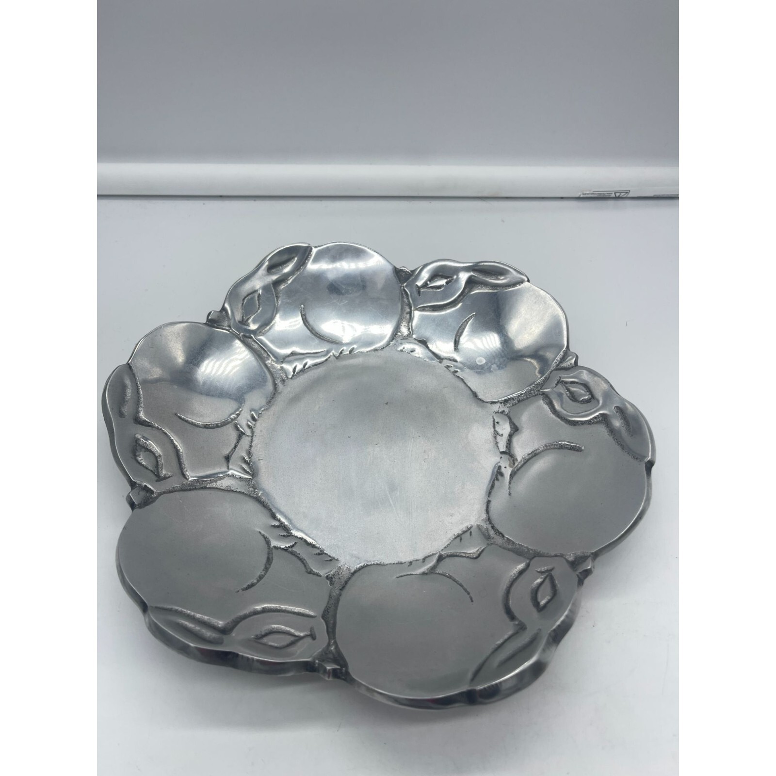 Pewter Bunny Rabbit Tray Easter Decor | eBay