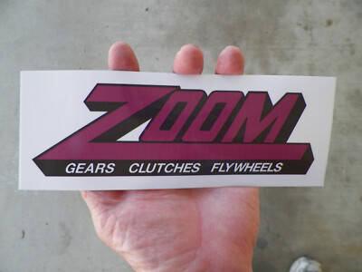 Zoom Gears Drag Racing Sticker/Decal | eBay