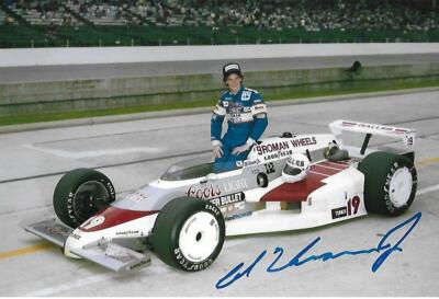 Al Unser Jr. autographed 4x6 photo Auto Racing Indy 500 Legend Rare COA ...