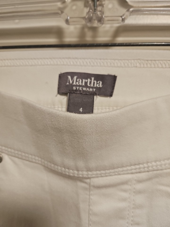 Martha Stewart NWOT Women's White Jeggings Sz 4 | eBay
