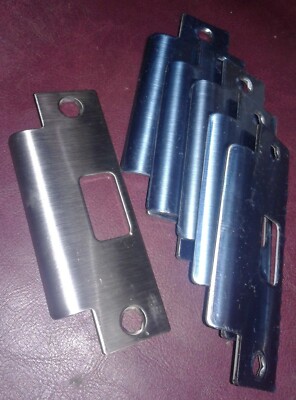 Lot of 6-Sargent Assa Abloy 808 Curved Lip Strike Plate 4 7/8" x 1 1/8 ...