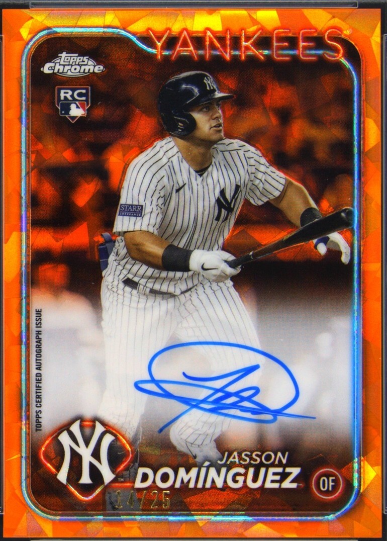 2024 Topps Chrome Sapphire Edition - Autographs Jasson Dominguez #CSA ...