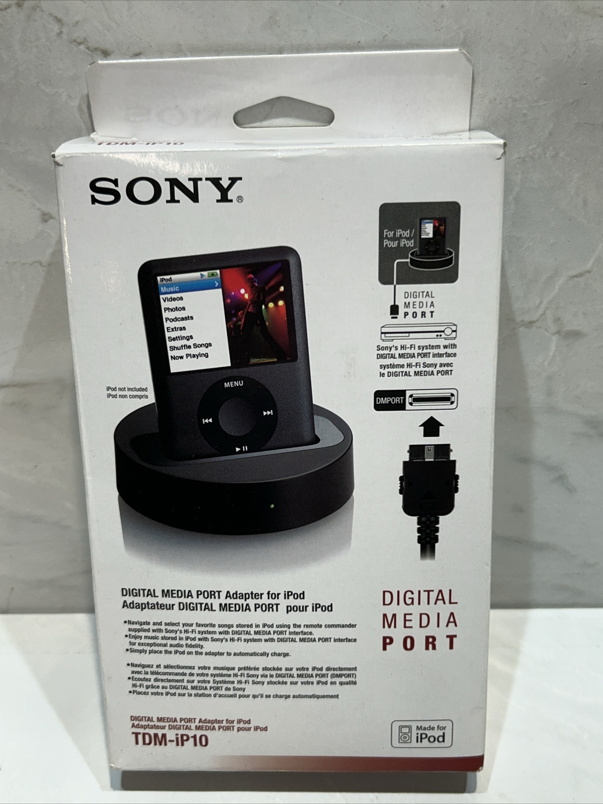 Sony Digital Media Port Adapter for iPod Tdm- Ip10 for sale online | eBay