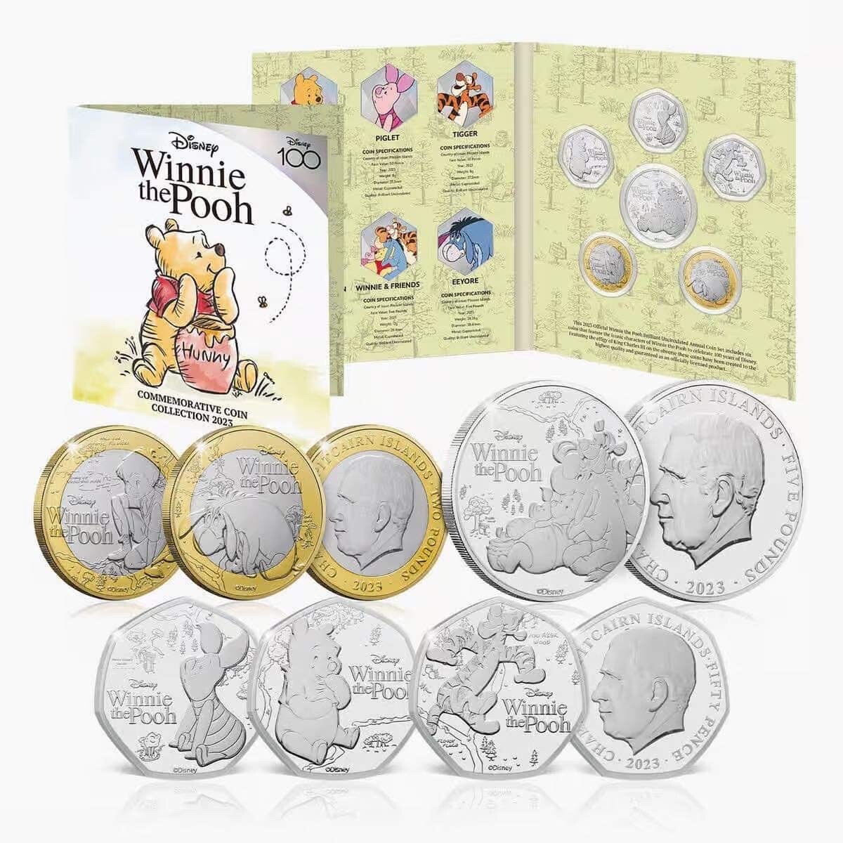 Sleachta Coinín Winnie An Pooh Royal Mint Continues Popular Winnie