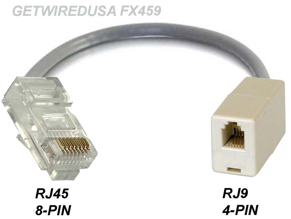 FEMALE RJ9 RJ10 RJ22 4P4C 4PIN RJ45 CAT5 ETHERNET 8P8C 8PIN MALE ...