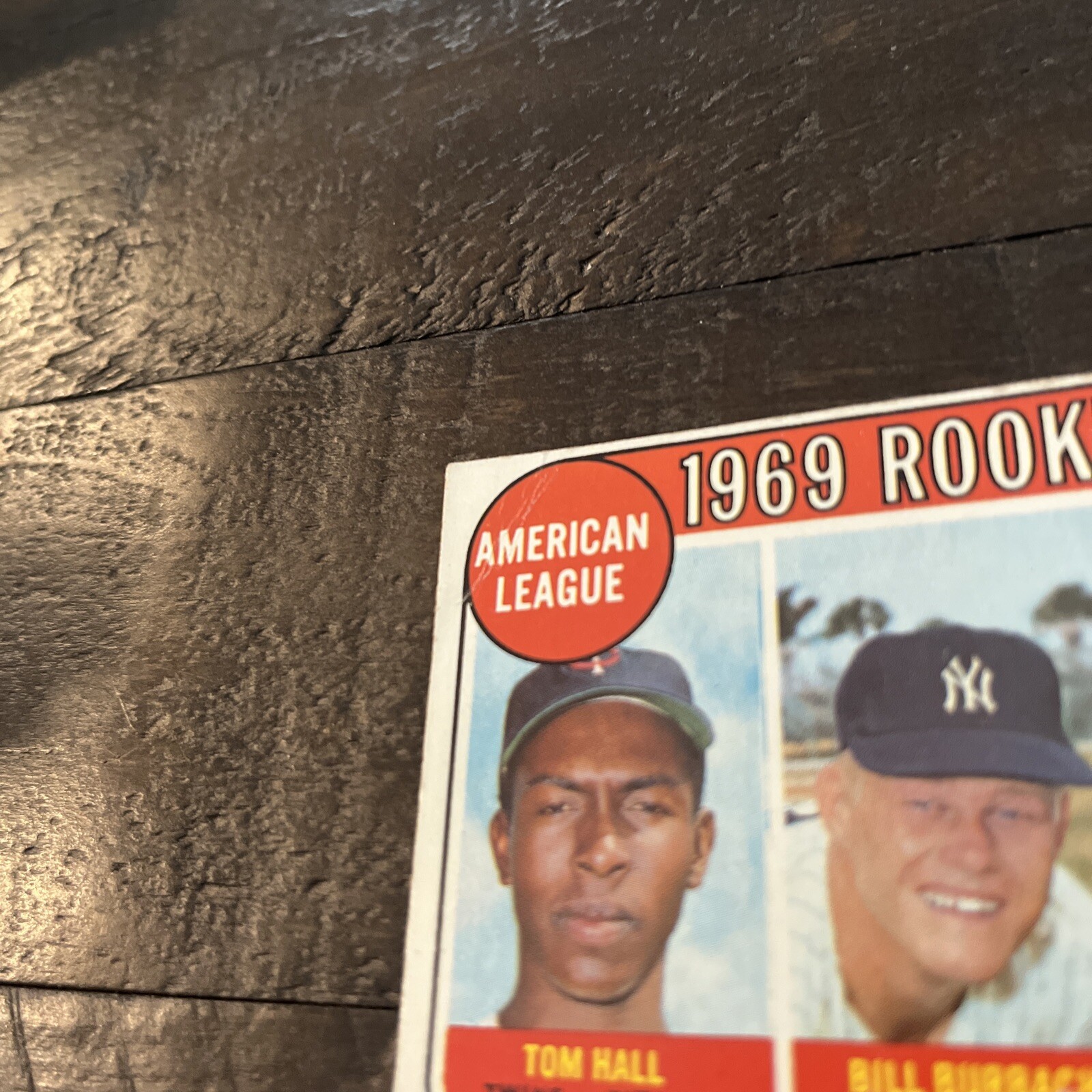 1969 TOPPS A.L. ROOKIE STARS - TOM HALL BILL BURBACH/JIM MILES #658 RC ...