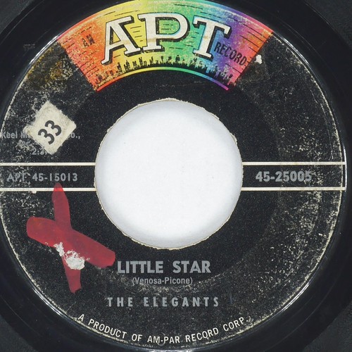 THE ELEGANTS Little Star / Getting Dizzy APT 45-25005 VG- 45rpm 7" 1958 | eBay