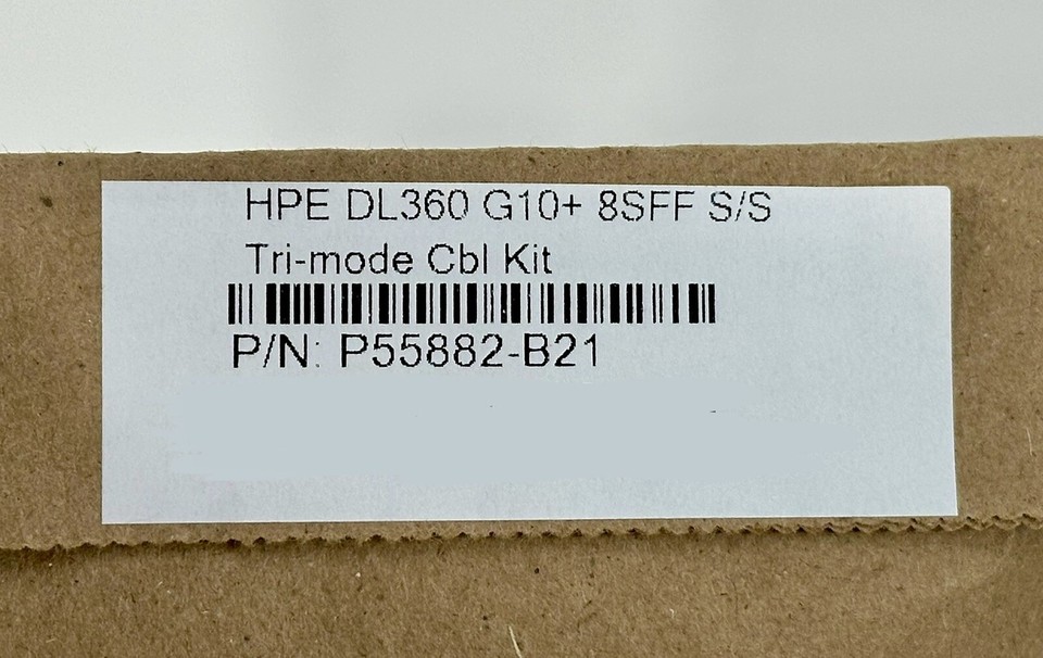 HPE ProLiant DL360 Gen10+ Plus 8SFF SAS/SATA Tri-Mode Cable Kit P55882 ...