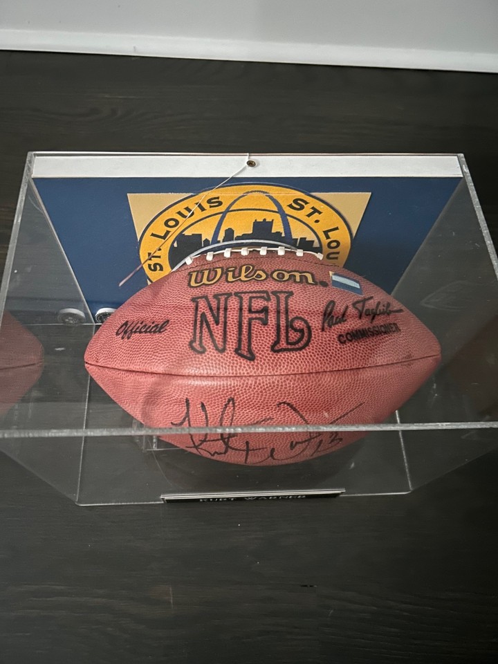Kurt Warner Autographed Signed NFL Football St Louis Rams ...