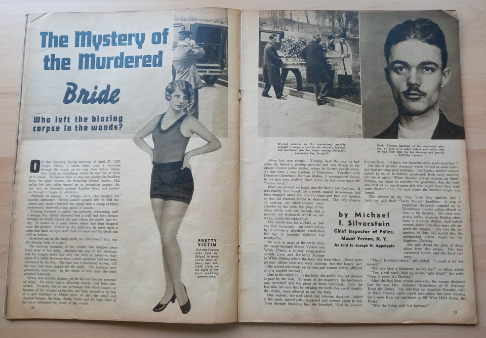 Inside Detective Magazine August 1935 True Crime Pulp *cool cover but ...