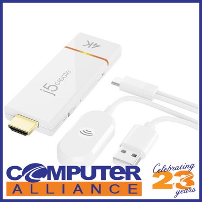 J5create JVAW76 ScreenCast 4K Wireless Display Adapter | eBay