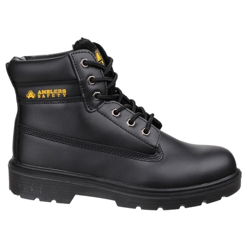 Amblers Safety FS112 Boot Black Steel midsole protection, Protective ...