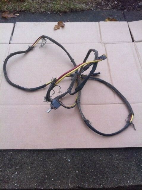 1967 MUSTANG COUGAR Convertible Power Top Switch with Pump Wiring ...