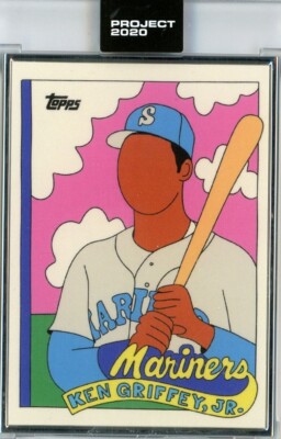 TOPPS PROJECT 2020 KEN GRIFFEY JR. FUCCI ARTIST PROOF AP 5/20 Silver ...