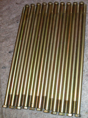 21 PCS 18" BOLTS APPROX.12 THREADS PER INCH COARSE APPROX 15MM METRIC ...