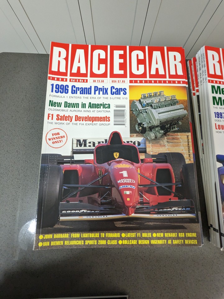 racecar engineering magazine set library 1992-1999 race car | eBay