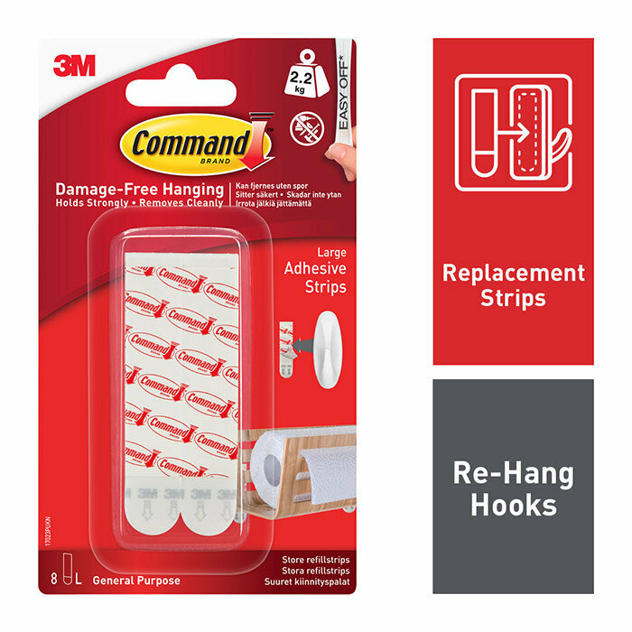 3M Command Strips Damage Free Self Adhesive Wall Hanging Picture No ...