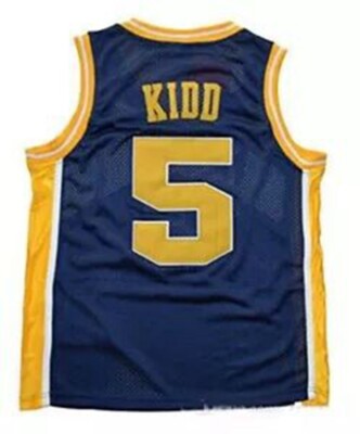 Throwback Kidd #5 Basketball Jerseys Custom Any Names Stitched Youth ...