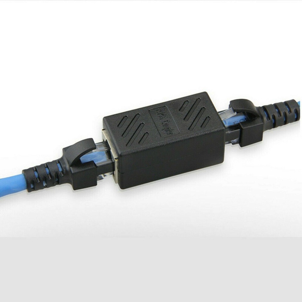RJ45 Inline Coupler Cat6/Cat5e Ethernet Network Cable Extender ...