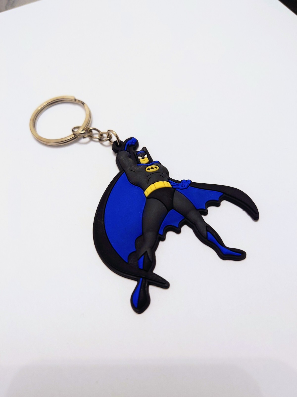 Batman PVC Keyring Keychain Handbag Charm Retro Gotham Gift Kids Cute ...